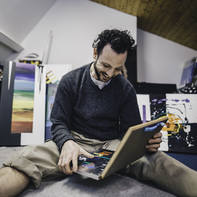 Red Yellow Black Painting by Douglas A Karson | Saatchi Art