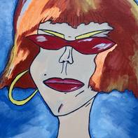 Kristina. Painting by Valeriia Vlasenko | Saatchi Art