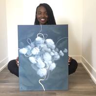 Pulled thought Painting by Marie-Judith Jean-Louis | Saatchi Art