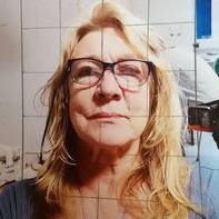 Houses on a hill, Carmarthen Painting by Lizzie Tobin | Saatchi Art