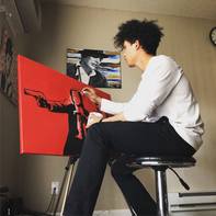 The Boy Painting by Josh Patten | Saatchi Art