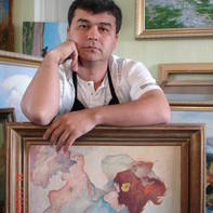 Woman at tandoor Painting by Azamat Atabaev | Saatchi Art