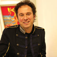 Red Spark Painting by Erik Loman | Saatchi Art