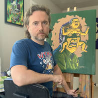 Six Prophecies For A Dollar Painting by Justin Smith | Saatchi Art