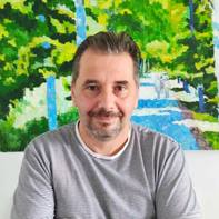 Vineyard Painting by Istvan Toth | Saatchi Art