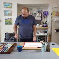 Mountain Air, above Ebbw Vale Painting by Tony Malone | Saatchi Art