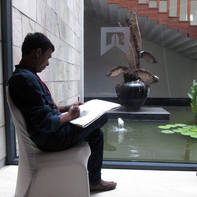 Greens and woods – 18 Drawing by subhashis ghosh | Saatchi Art