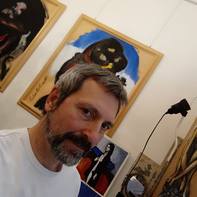 Interno nero - Interior in black (cm40x50) Painting by Roberto Pinetti ...