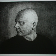 Buddha (mourning drape) Printmaking by Rick Finn | Saatchi Art