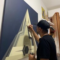Snail Painting by Roberto Chessa | Saatchi Art