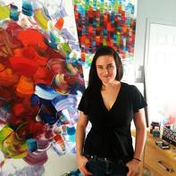 From the Darkness Painting by Stephanie Rivet | Saatchi Art