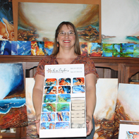 Water Flow Painting by Lisa Payton Creative Arts | Saatchi Art