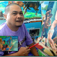 Mayon Eruption 2018 Painting by manuel cadag | Saatchi Art
