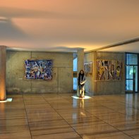 Le clocher Painting by Celine BRON | Saatchi Art