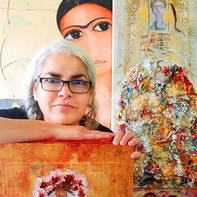 Frida Painting by Flor Larios | Saatchi Art