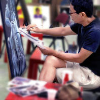 Rolling Stones Charlie Watts Drawing by DoJun Arthur Kim | Saatchi Art